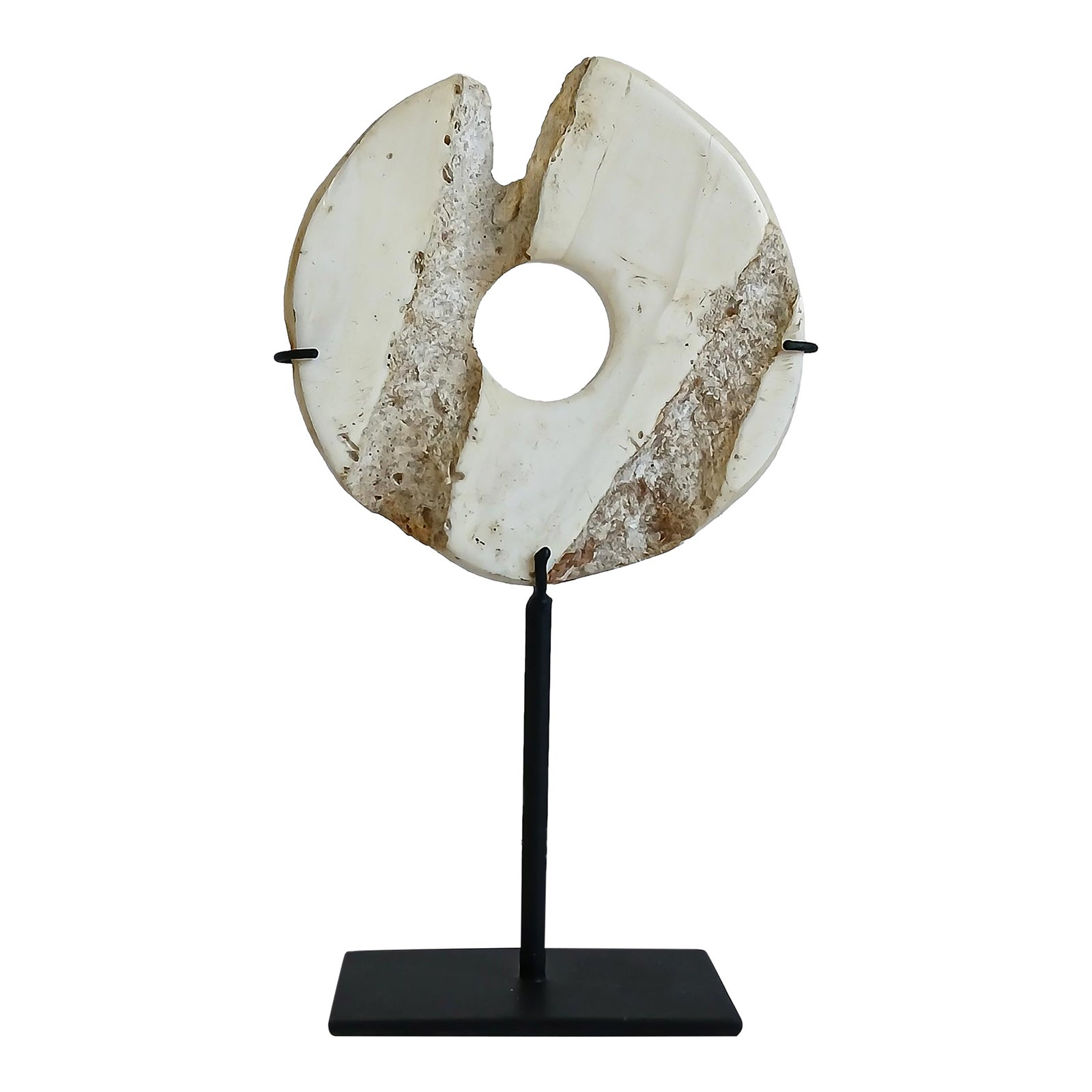 Indonesian Stone Disk | Chairish