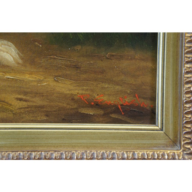 20the Century Cavalier Portrait Painting by P. English Oil on Canvas ...