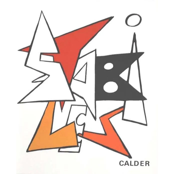 1963 Calder Original Lithograph Dm10141 Derriere Le Miroir | Chairish