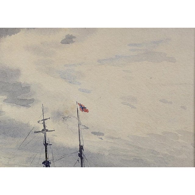 Charles Adderton, Norwegian Barques at Anchor, Lyme Bay, Devon and ...