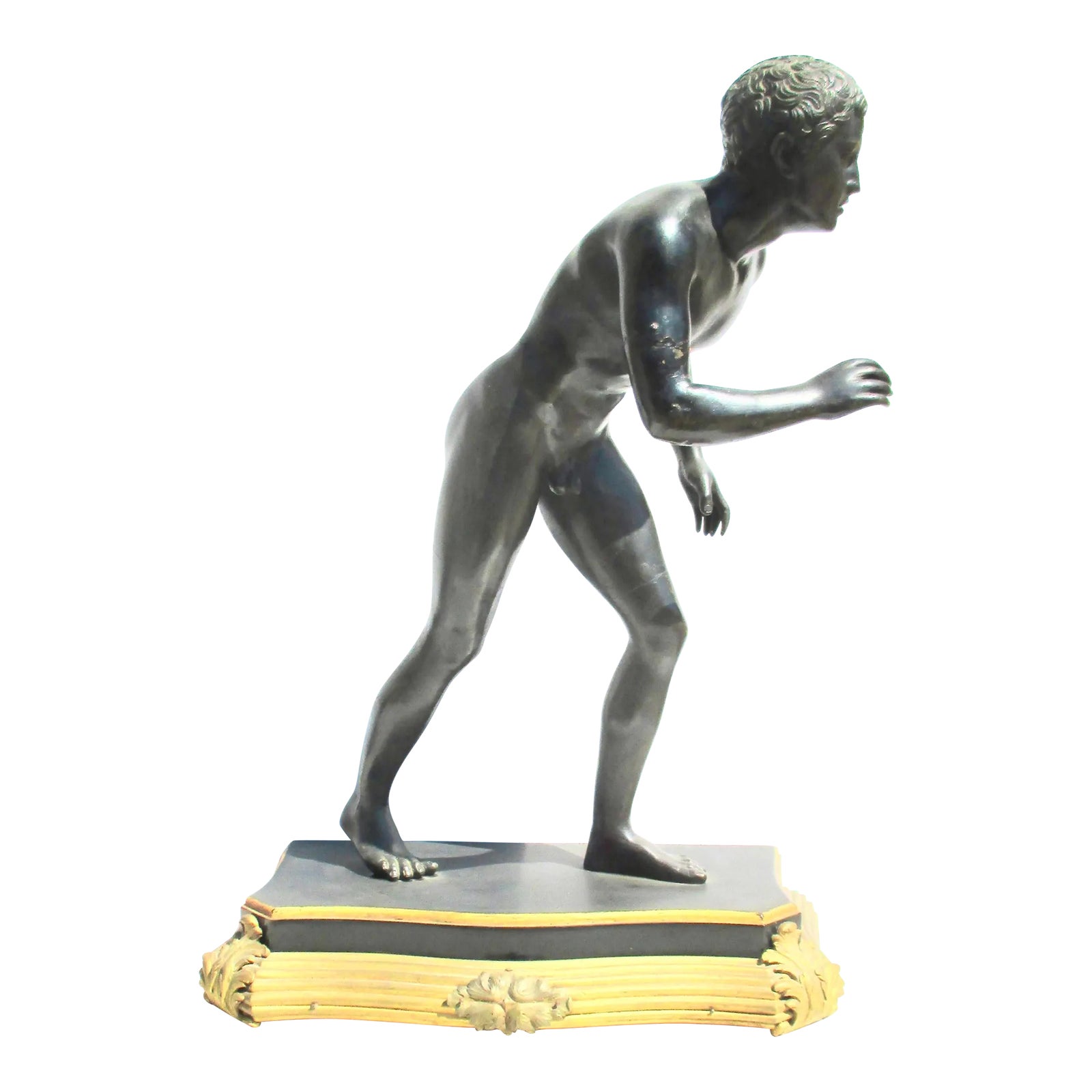 Grand Tour Bronze Runner on Ormolu Bronze Mounts Circa 1800 | Chairish