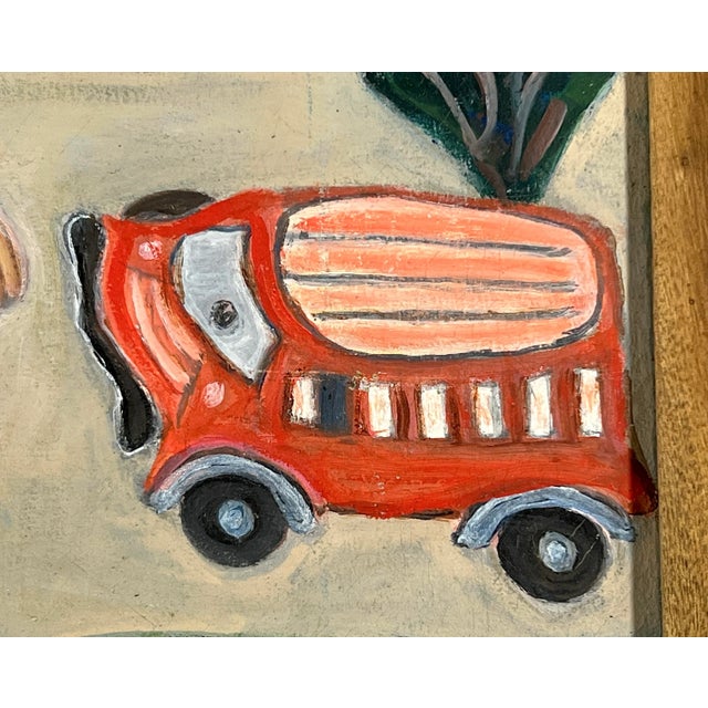 The Haitian Village Wedding, Oil on Canvas Outsider Painting by Theard ...