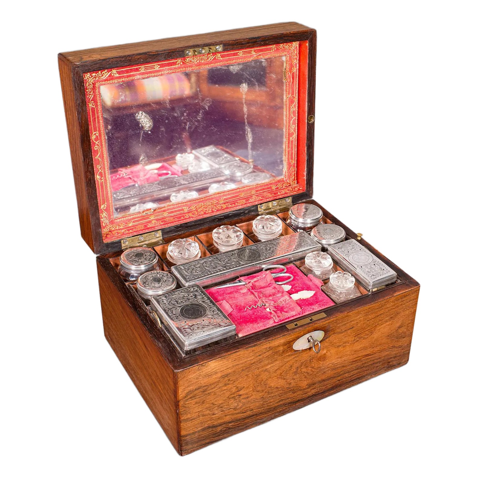 1850's Antique Dressing Table Box | Chairish