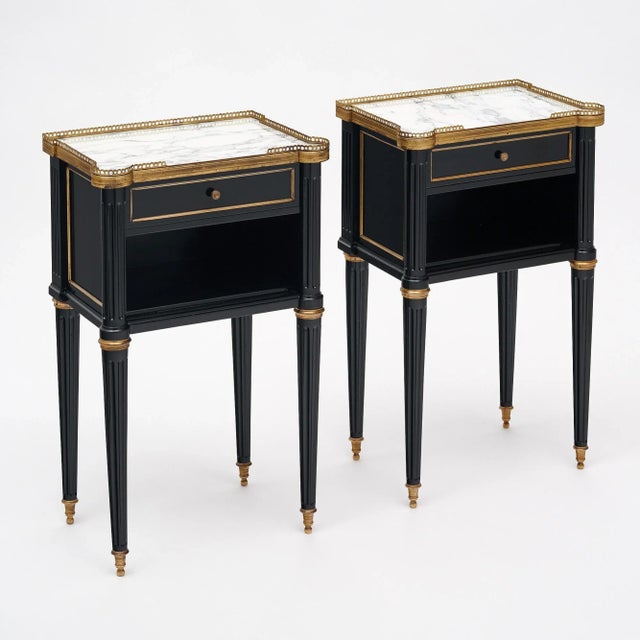 French Antique Louis XVI Side Tables | Chairish
