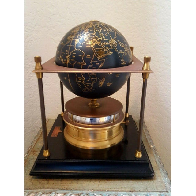1979 Royal Geographical Society World Clock Imhof Switzerland | Chairish