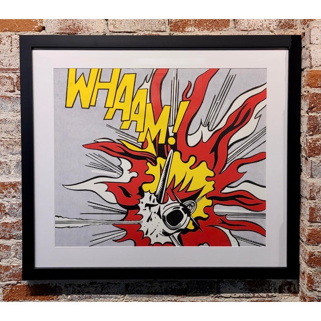 Roy Lichtenstein -Whaam! 1963 -Lithographs Set -Signed | Chairish