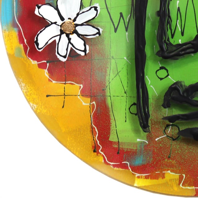 EchoLayer: Happy - Colorful Expressionist Abstract Figurative Original Artwork by Soren Grau ...