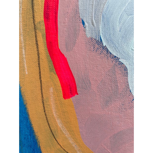 Contemporary Abstract Portrait Painting "The Storyteller, No. 87 ...
