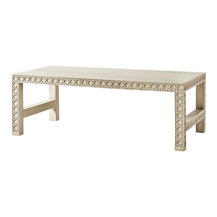 White Washed Oak Coffee Table | Chairish