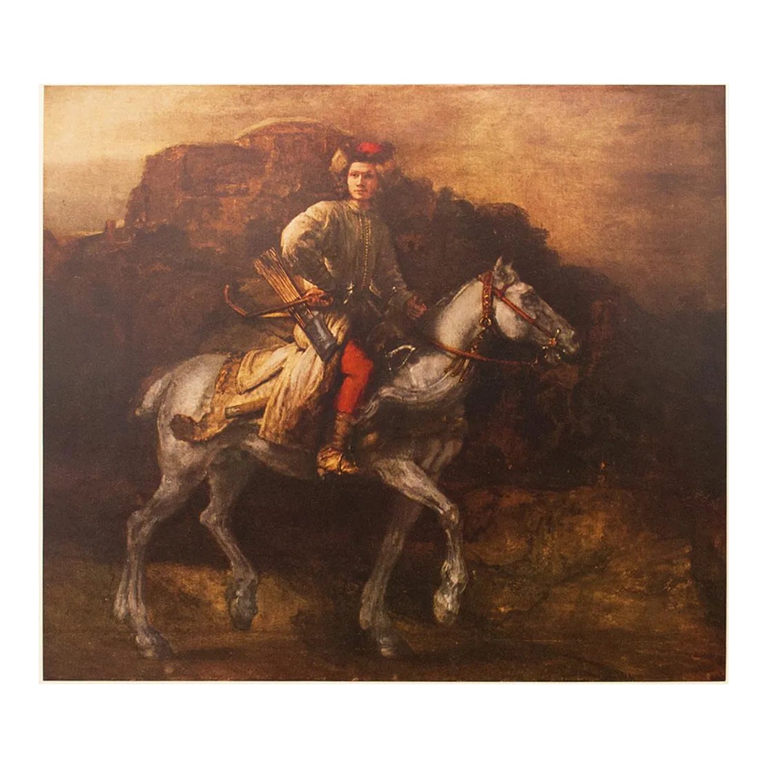 1959 "The Polish Rider" by Rembrandt, Vintage First Edition Lithograph ...