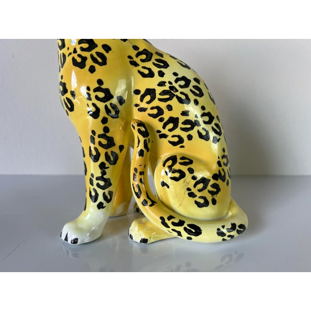 Vintage Ceramic Cheetah Figurines - a Pair | Chairish