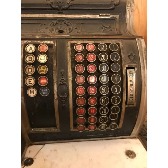 Antique Ncr National Cash Register Model 1064 G | Chairish