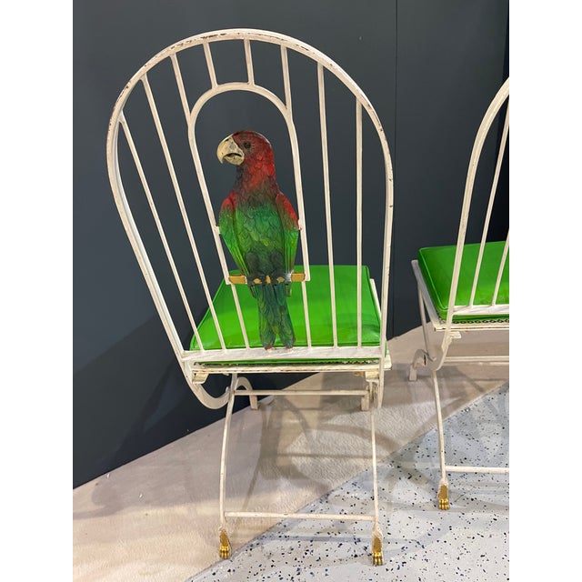 1950s Metal Parrot Chairs - a Pair | Chairish