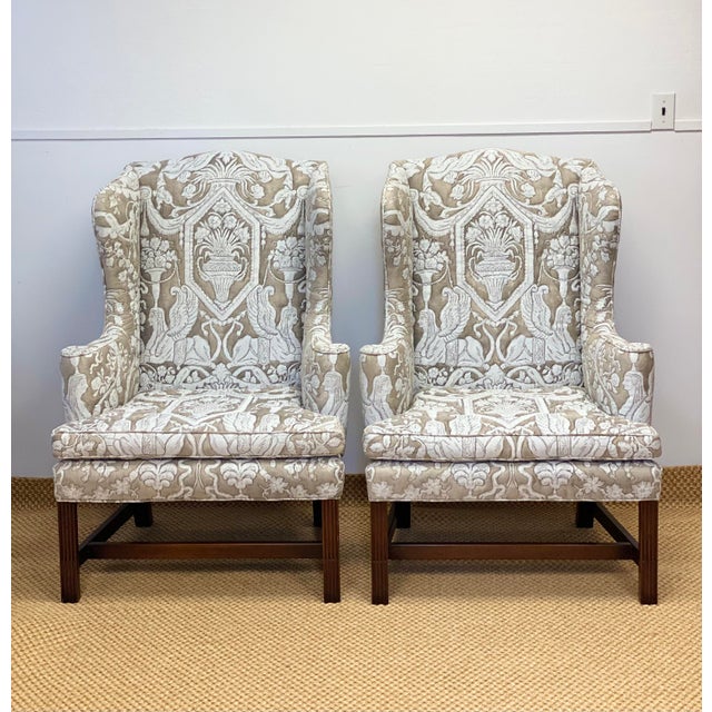 1960s Kittinger Cw-12 Colonial Williamsburg Neoclassical Wingback ...