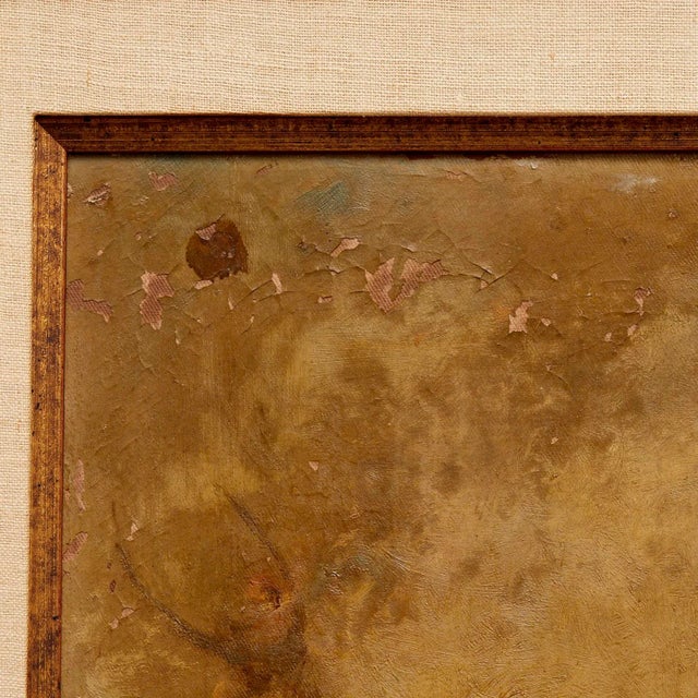 Signed Oil on Board by John Leon Moran (American 1864-1941) - Woman ...