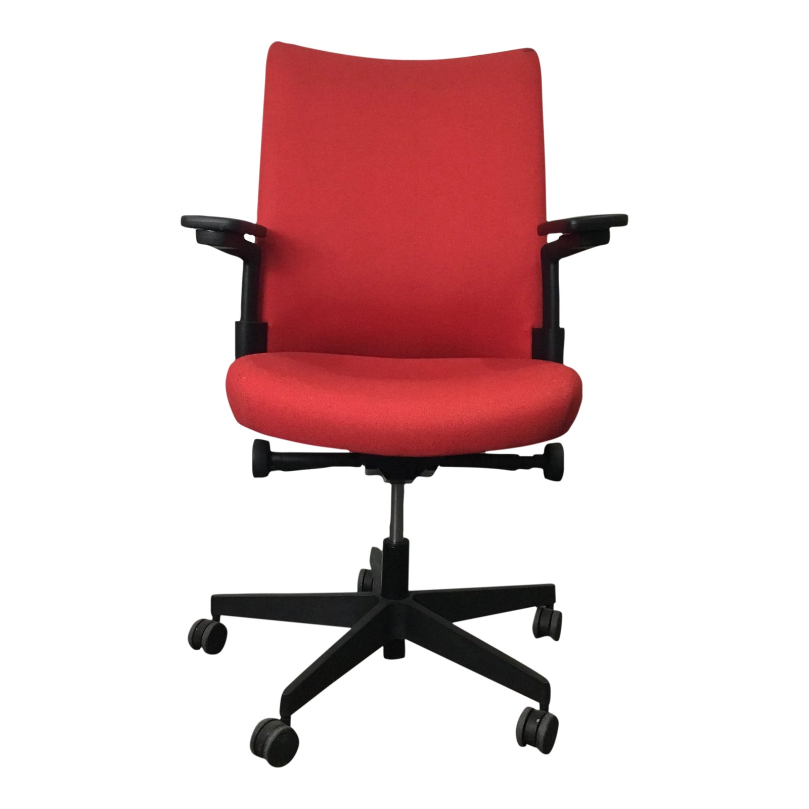 Knoll Remix Contemporary Office Chair - Red | Chairish