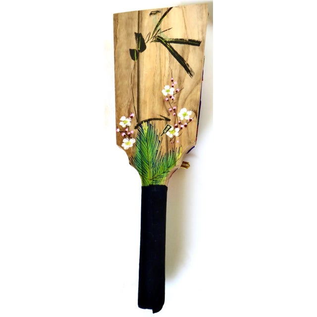 Set of 2 Post War Kabuki Paddles (Hagoita), Japan, Circa 1960 | Chairish