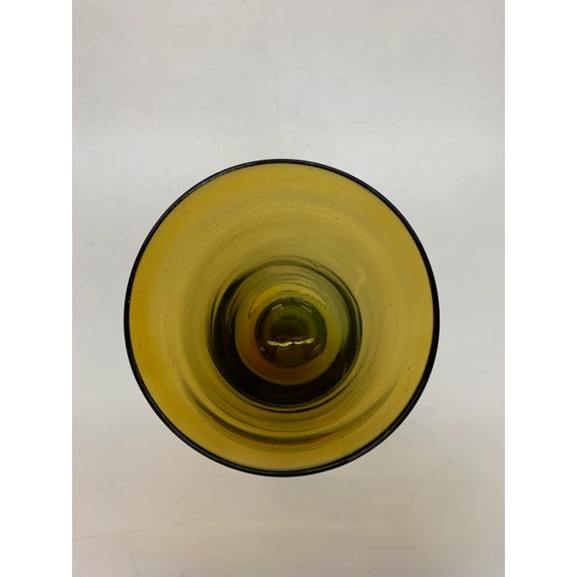Vintage Amber Glassware Set Of 6 Chairish