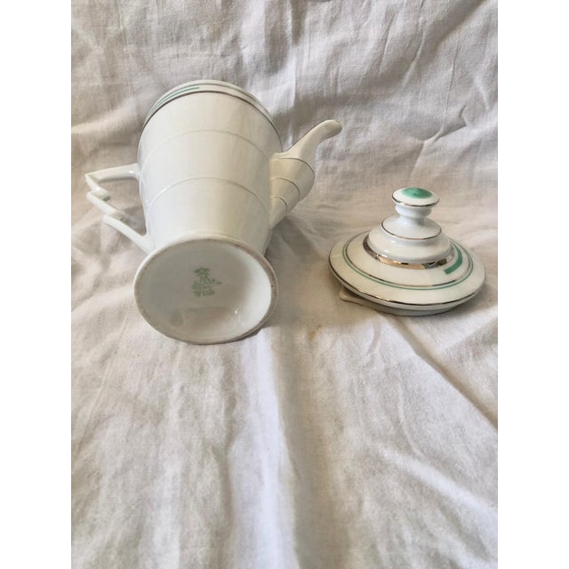 1930s Art Deco Porcelain Bavaria Coffee Pot, Made in Germany | Chairish