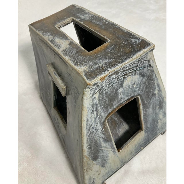 Vintage Decorative Mid-Century Modern Angular Ceramic Pottery Decor ...