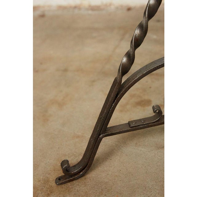 Wrought Iron Hat/Coat Stand | Chairish