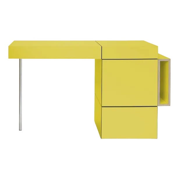 Boxbox Yellow Desk by Moca | Chairish