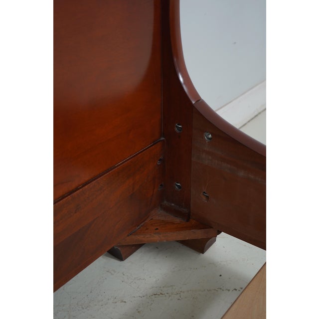 Stickley King Size Mahogany Sleigh Bed | Chairish