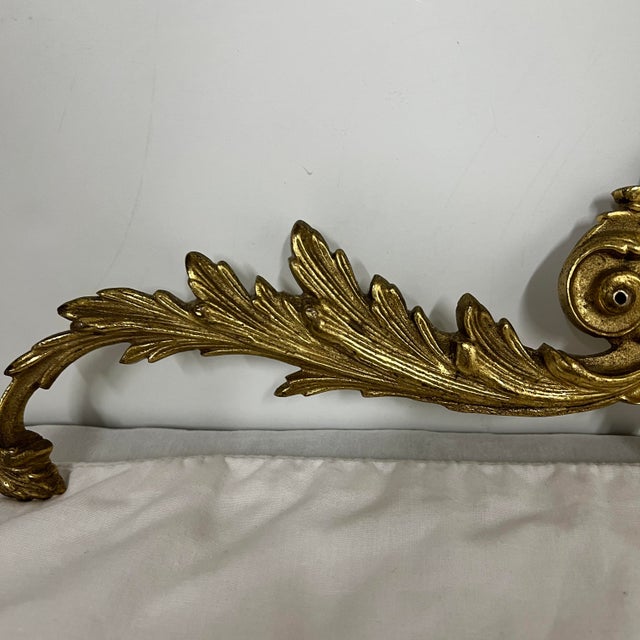 Brass Acanthus Pediment | Chairish