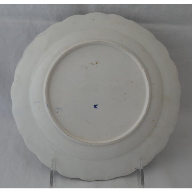 Antique 18th Century Dr Wall Worcester Royal Blue Lily Pattern Plate ...