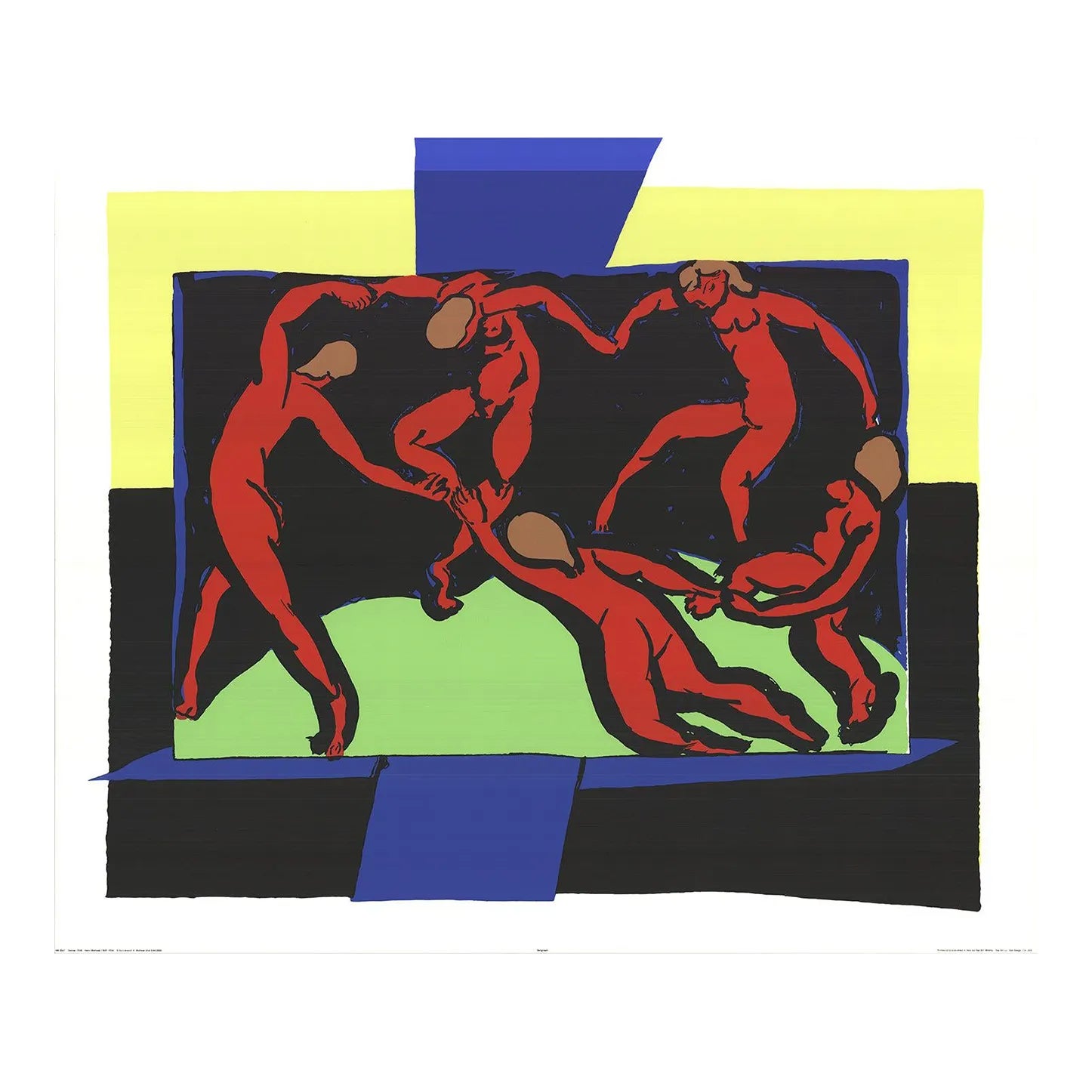2000 Henri Matisse 'Danse' Impressionism & Modernism Red, Multicolor ...