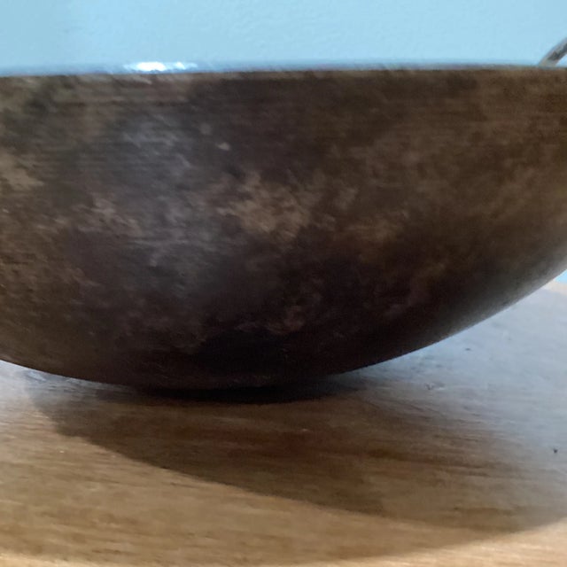 Vintage Old Iron Rich Patina Big Size Kadhai Wok Frying Cookware | Chairish