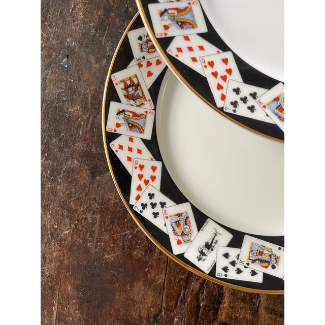 1980s Tiffany & Co Playing Card Plates - Set of 4 | Chairish