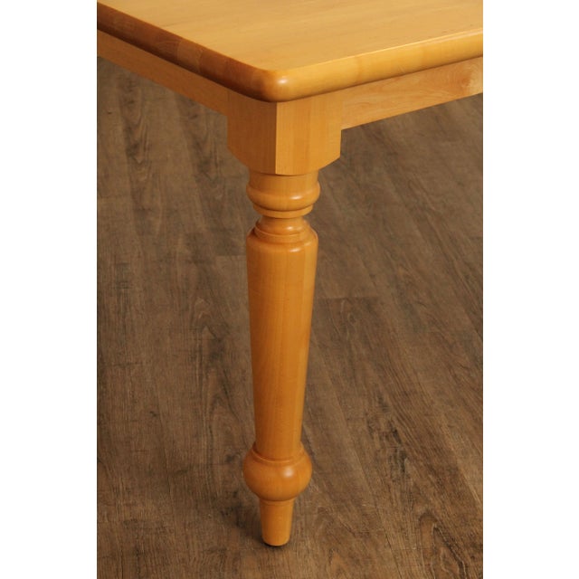 Farmhouse Style Solid Maple Dining Table | Chairish