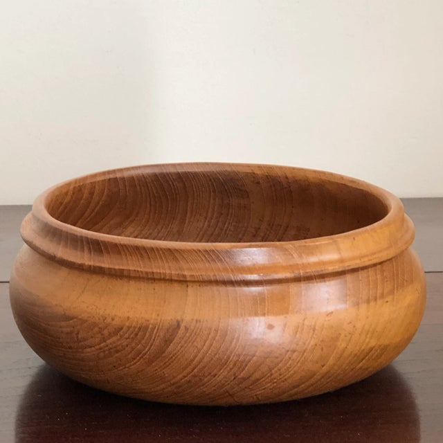 Circa 1980 Teak Wood Serving Bowls — a Set | Chairish