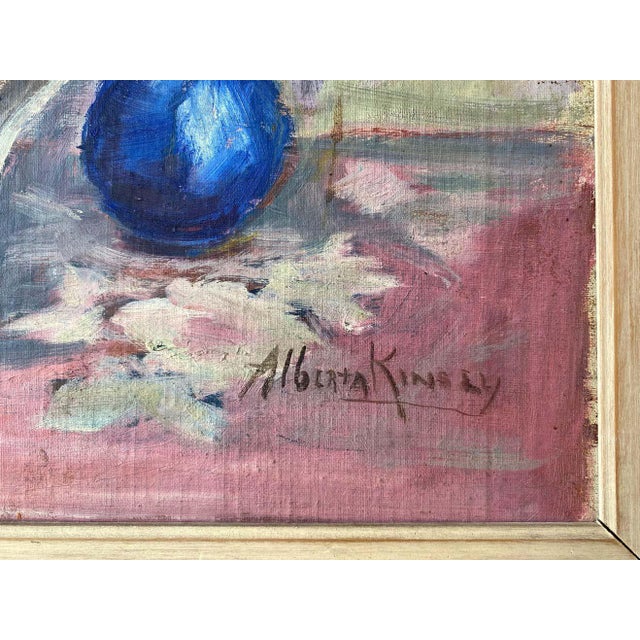 Alberta Kinsey “Still Life With Flowers” Impressionist Oil Painting ...