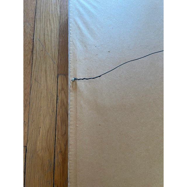 1951 William Oberman Modern Cubist Still Life Pastel Drawing of Flowers ...