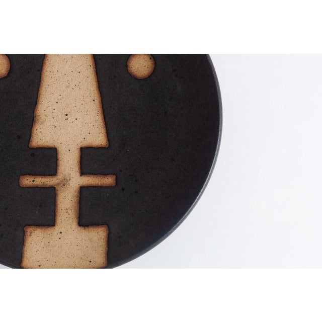 1960s Two Profiles Facing Ceramic Face Plate | Chairish