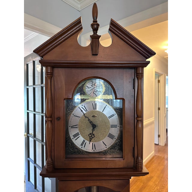 Vintage 1970s Tempus Fugit Grandfather Clock | Chairish