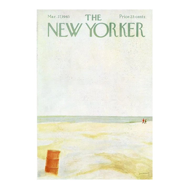 1965, New Yorker Magazine Cover, March 27 (James Stevenson), Original ...