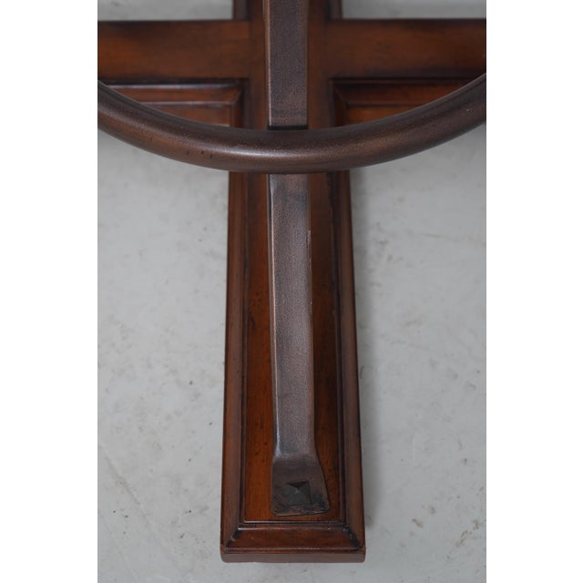 Round High Top Pub Table W. Iron Base | Chairish