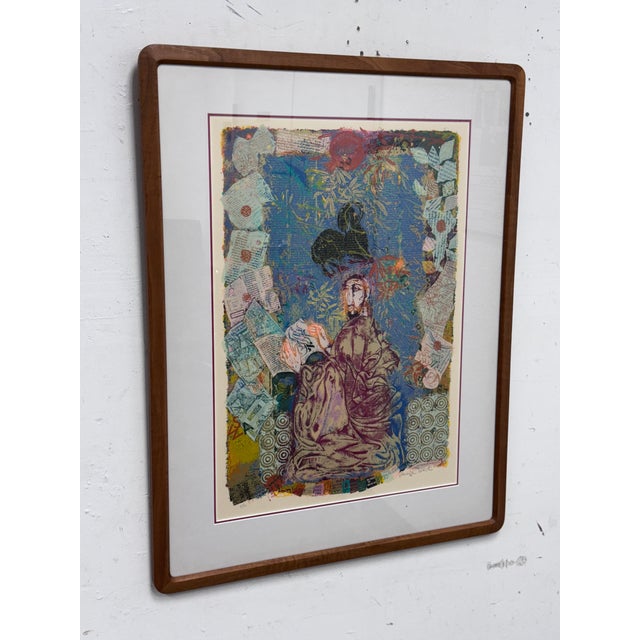 Mid Century Shraga Weil Original Screen-Print, "Archives", Signed in ...