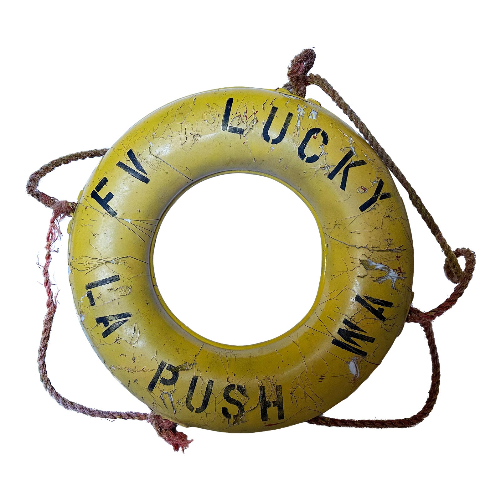 Vintage Life Preserver Ring, Nautical Beach House Decor | Chairish