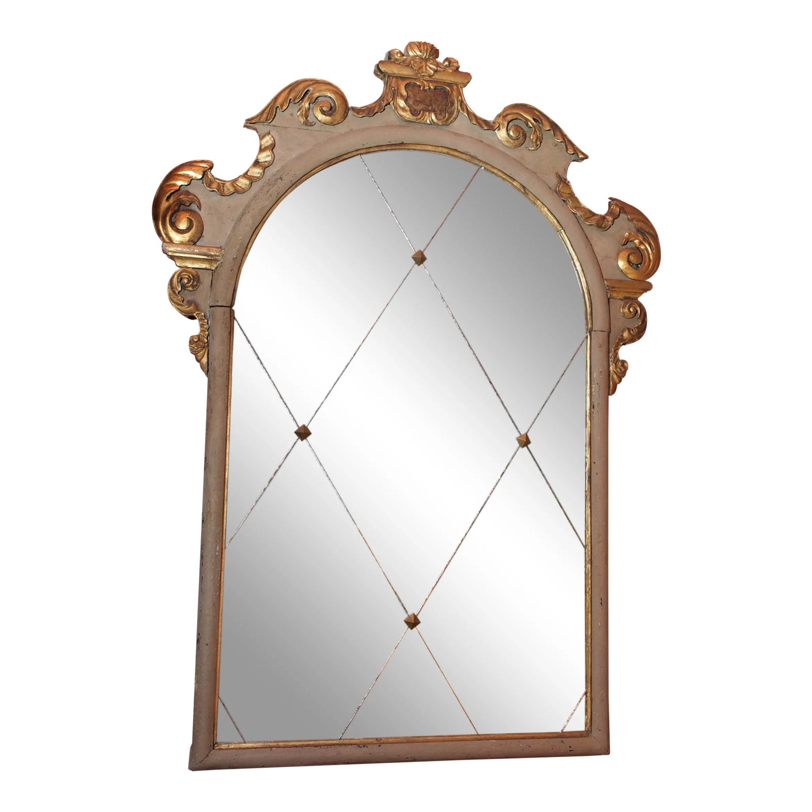 19th Century Italian Neoclassical Mirror | Chairish