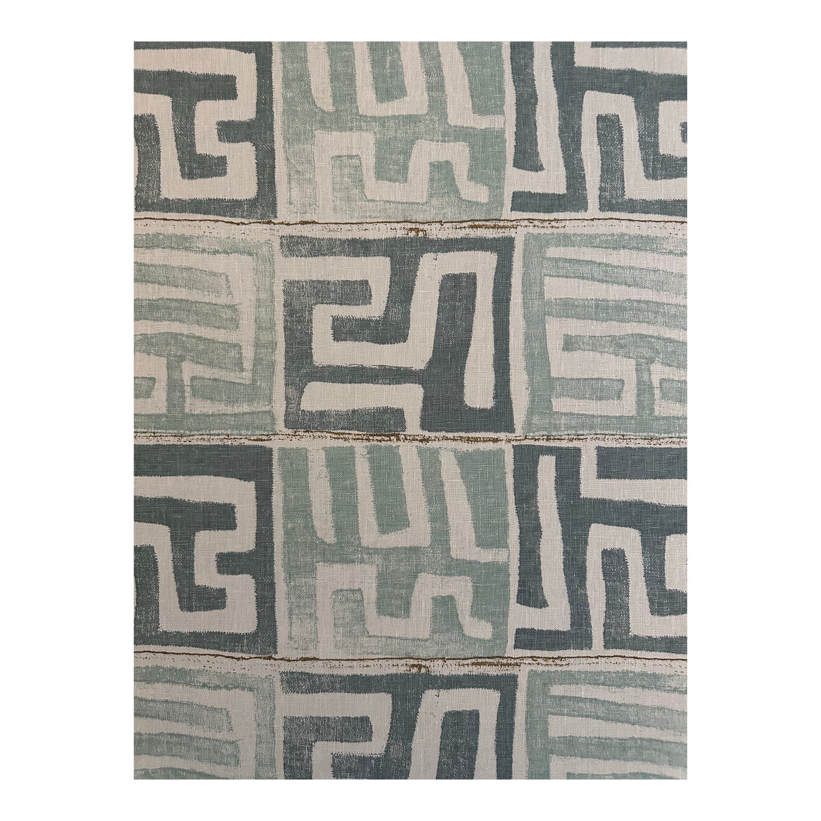 Penny Morrison Kenil Textiles Linen Fabric 2 2/8 Yards | Chairish