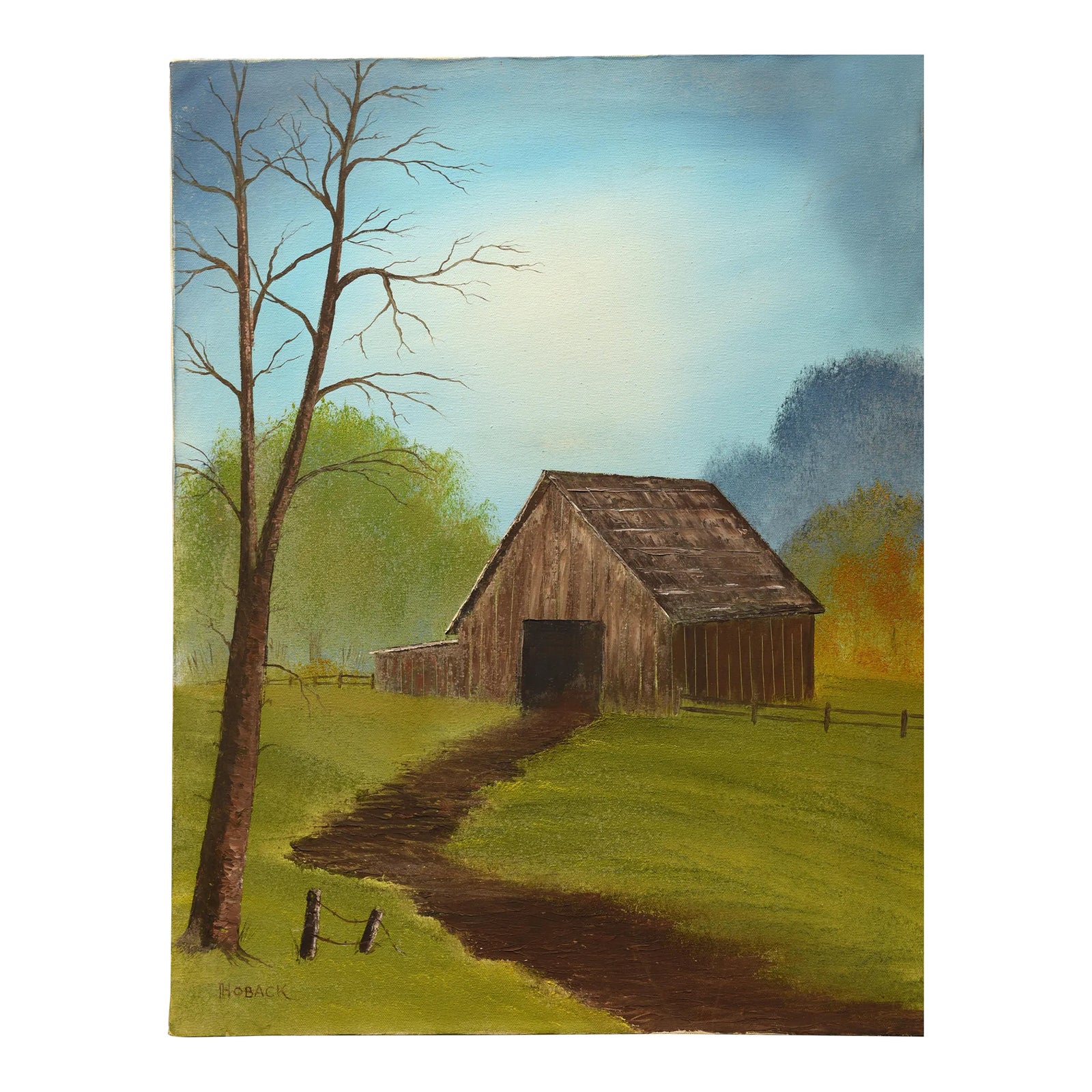 Rustic Haven, Original Oil Painting | Chairish