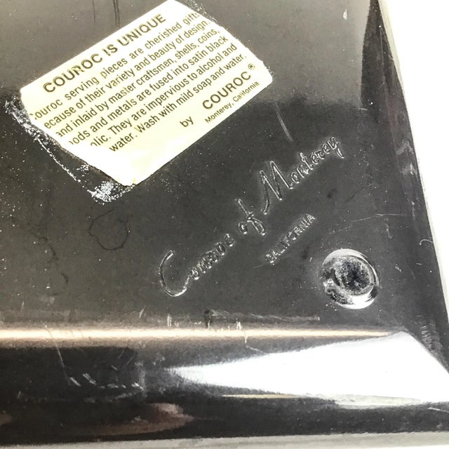 Vintage Large Size Black Bakelite Mallard Duck Design Serving Tray ...