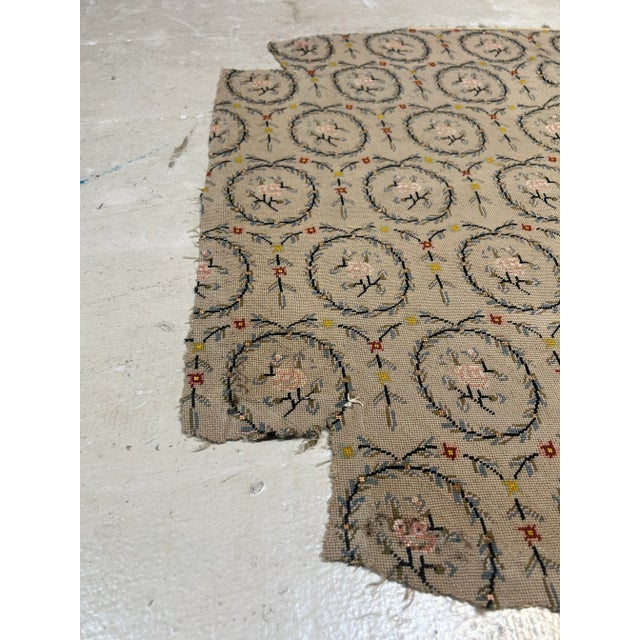 Circa 1930 French Needlepoint Textile Remnant | Chairish