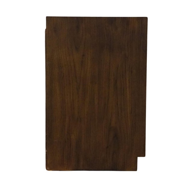 Henredon Furniture Solid Walnut Campaign Style 45" Double Dresser 48 ...