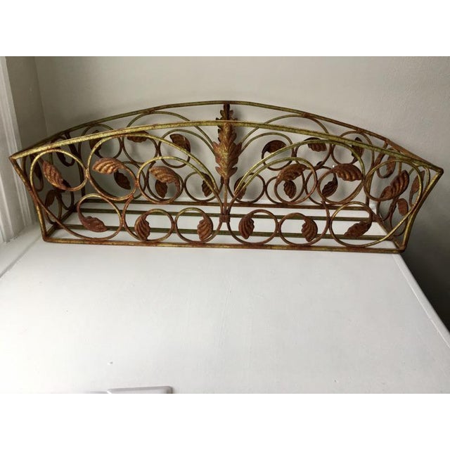 French Wrought Iron Window Box | Chairish