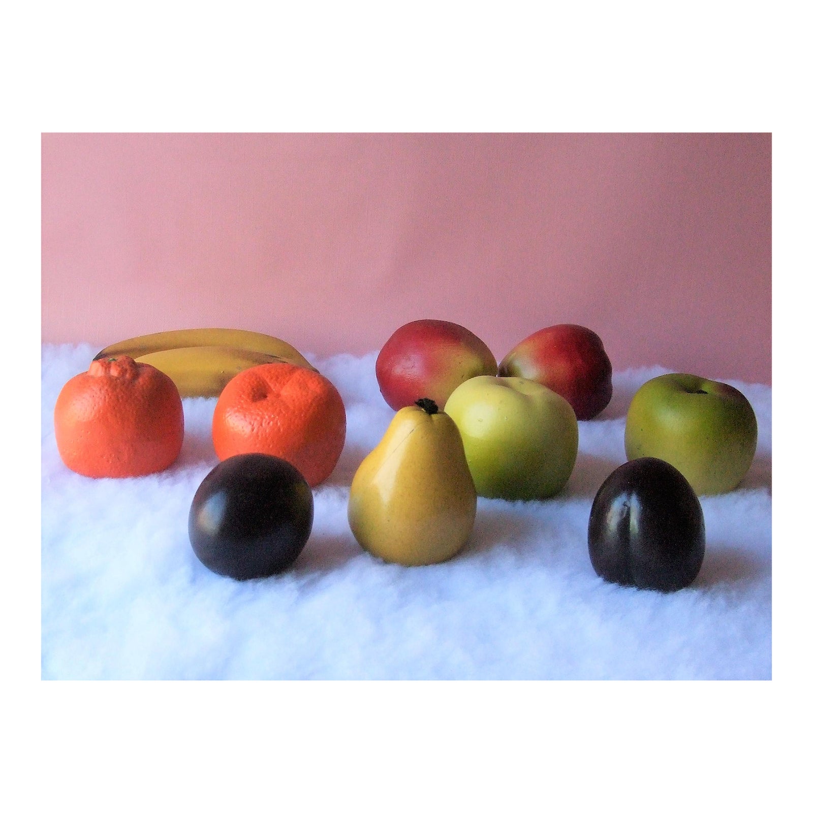 Plaster Fruit Set, 11 Pieces, 1960's | Chairish